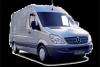 Hire a 4m Mercedes Sprinter Van for driver comfort and 450 cubic feet